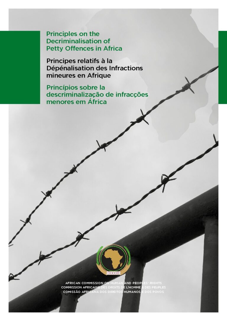 Petty offences in Africa – Decriminalise Poverty & Status