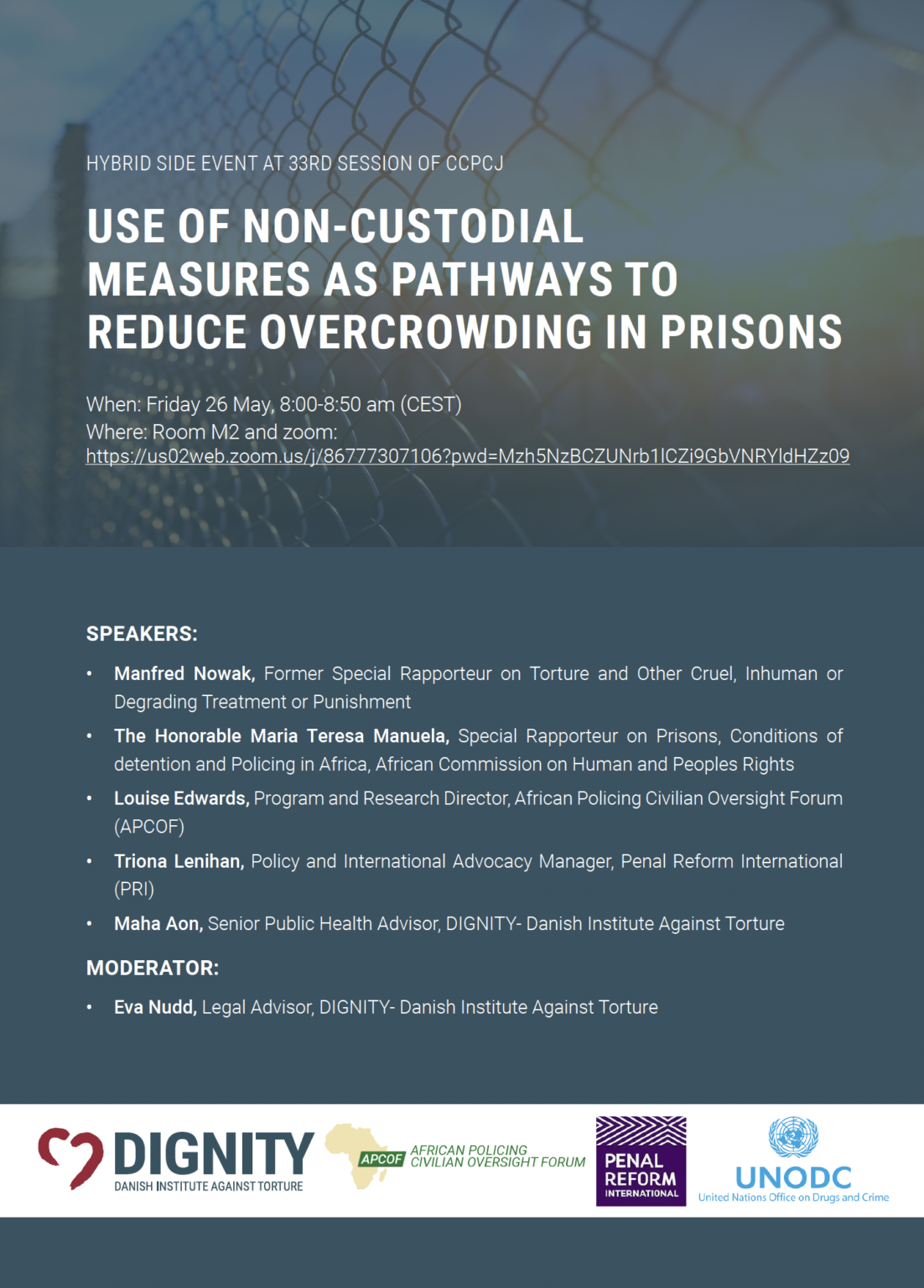 Use of Non-Custodial measures as pathways to reducing overcrowding in ...